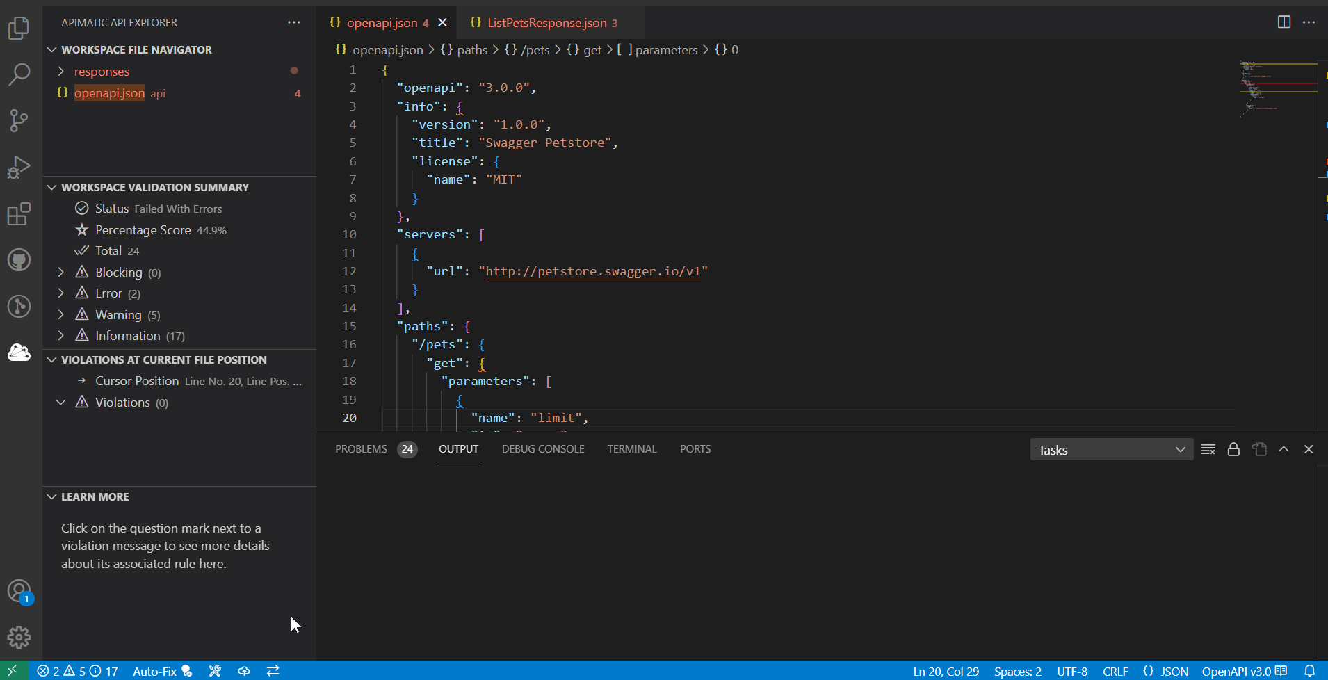 OpenAPI VSCode by APIMatic - Validate, Lint, and Auto-Fix